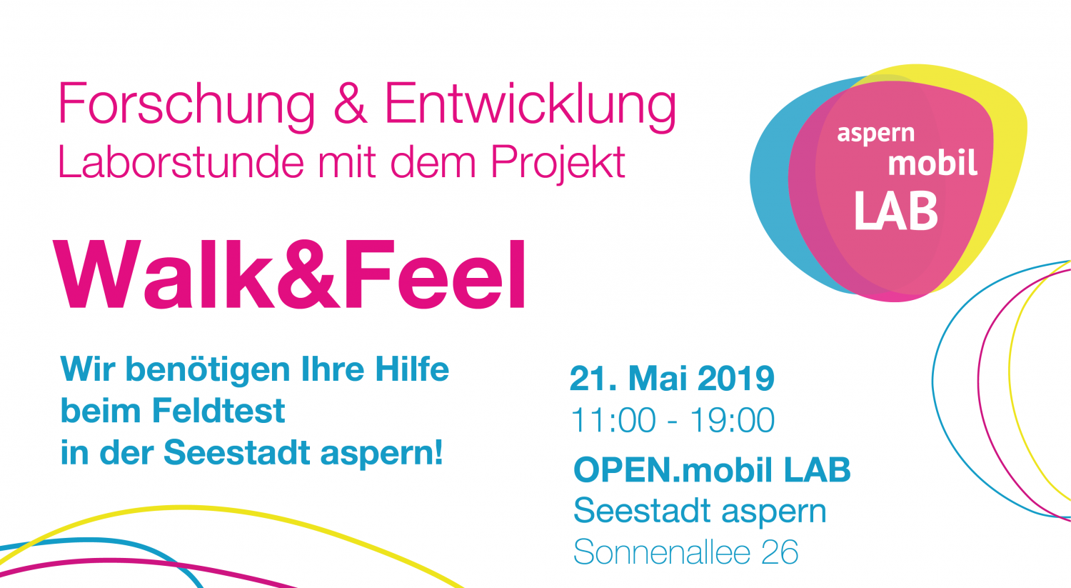 Walk&Feel - Feldtest 2.0 - aspern.mobil LAB aspern.mobil LAB